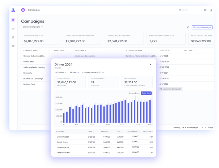 Admire | Management for Schools and Nonprofits